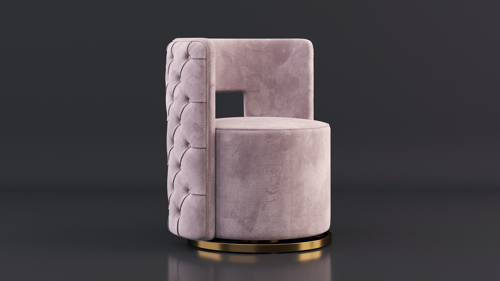 3D Richmond Jamie Armchair Velvet - TurboSquid 1900664