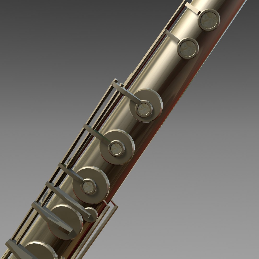 3d Saxophone Instrument Model