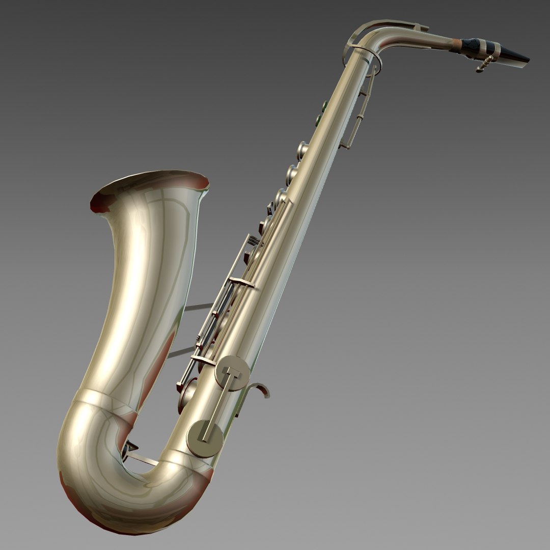 3d Saxophone Instrument Model