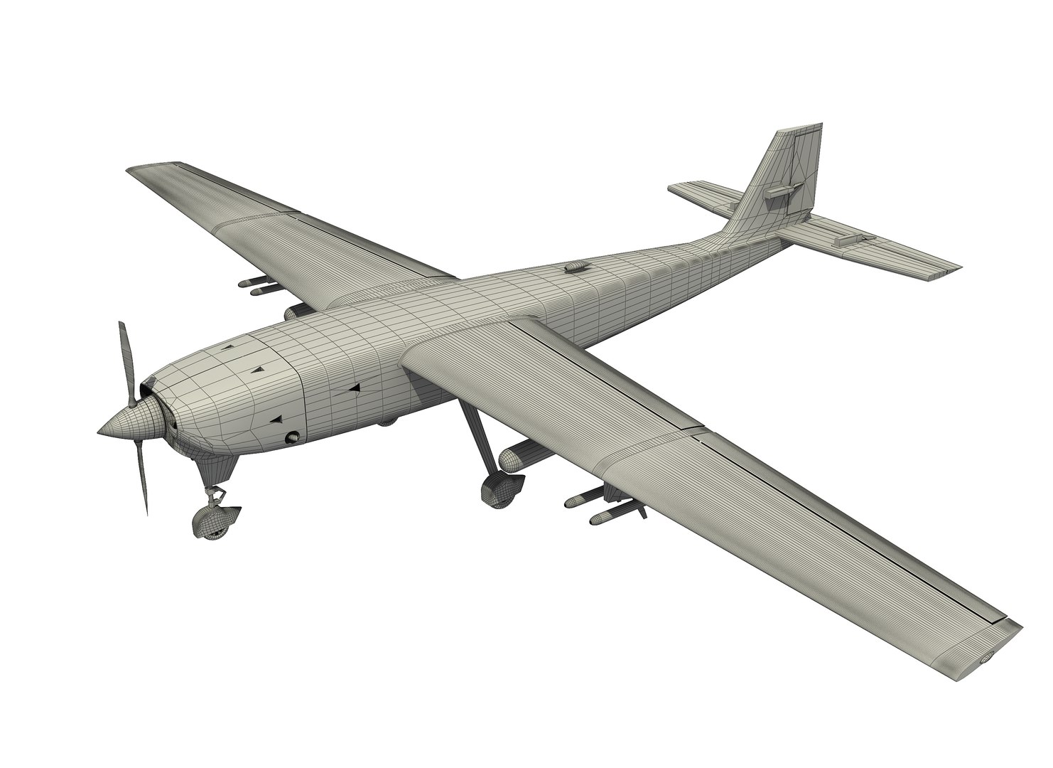 3D Vestel Karayel Uav - TurboSquid 1397062