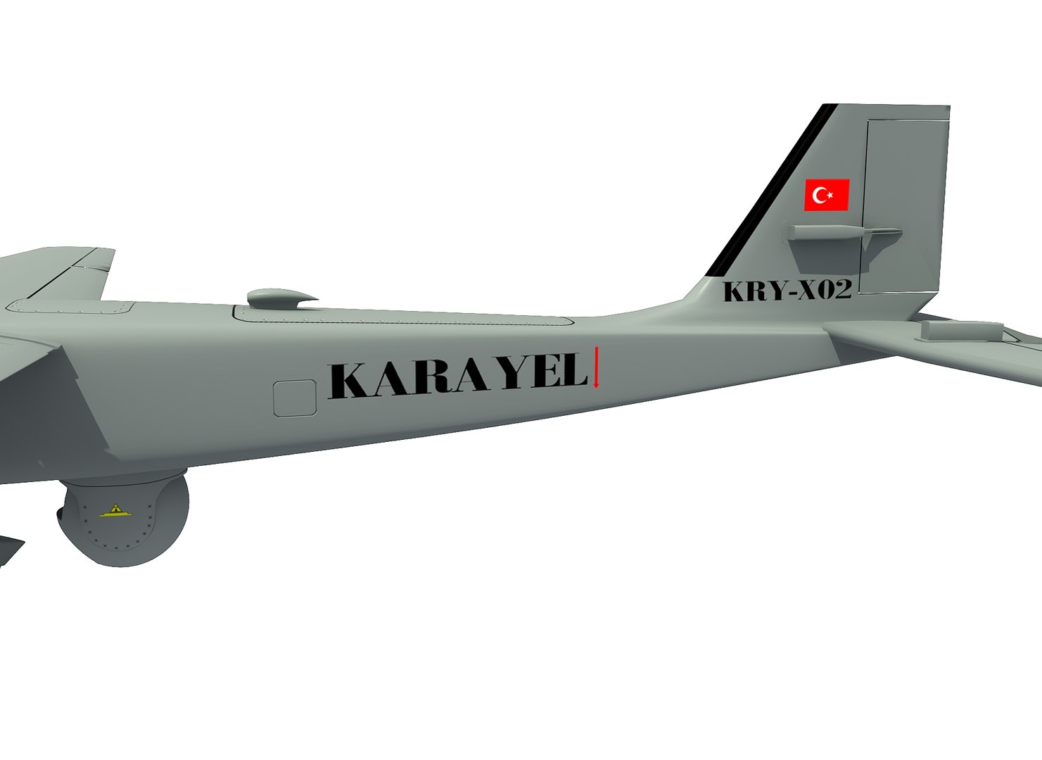 3D Vestel Karayel Uav - TurboSquid 1397062