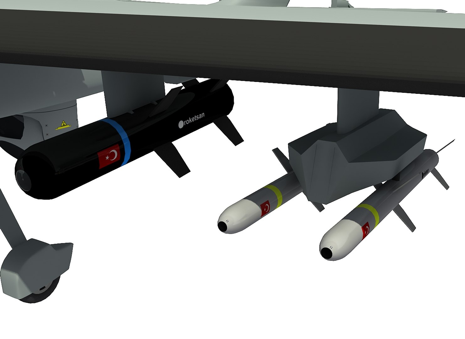 3D Vestel Karayel Uav - TurboSquid 1397062