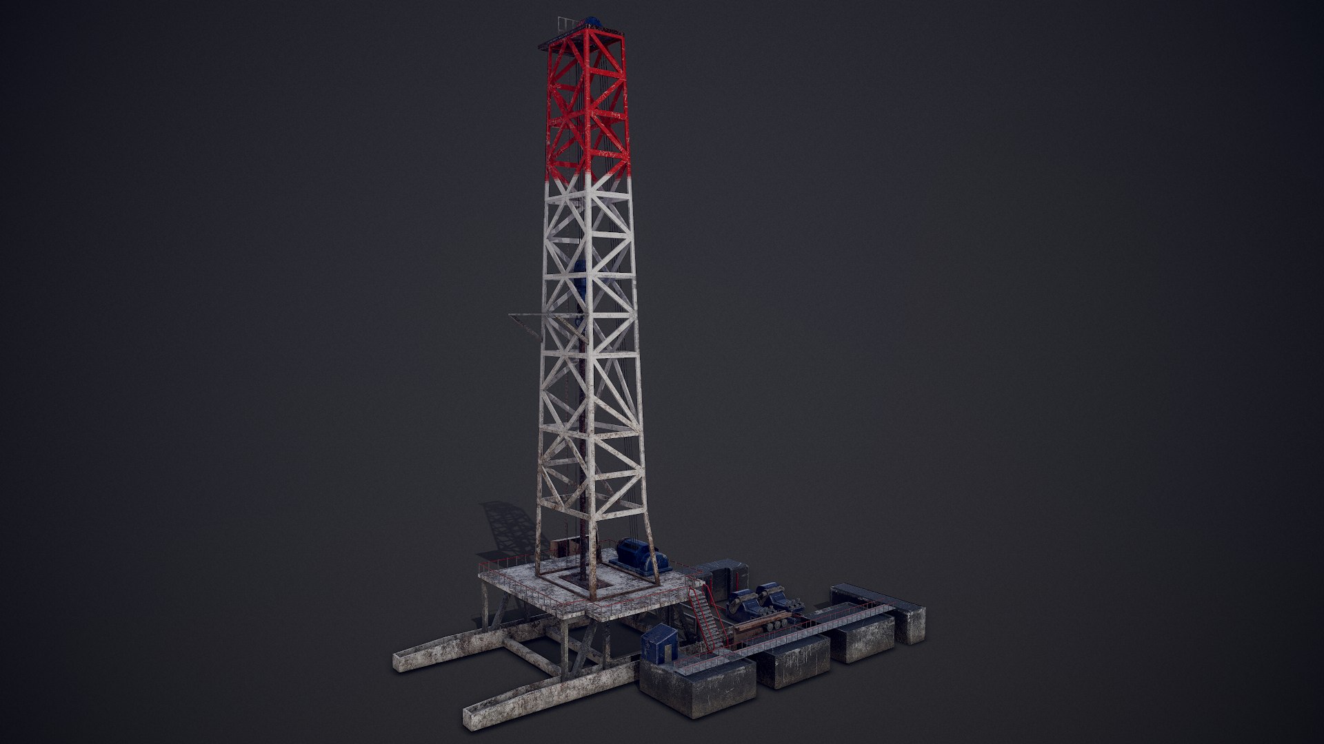 3D Model Drilling Rig - TurboSquid 1237706