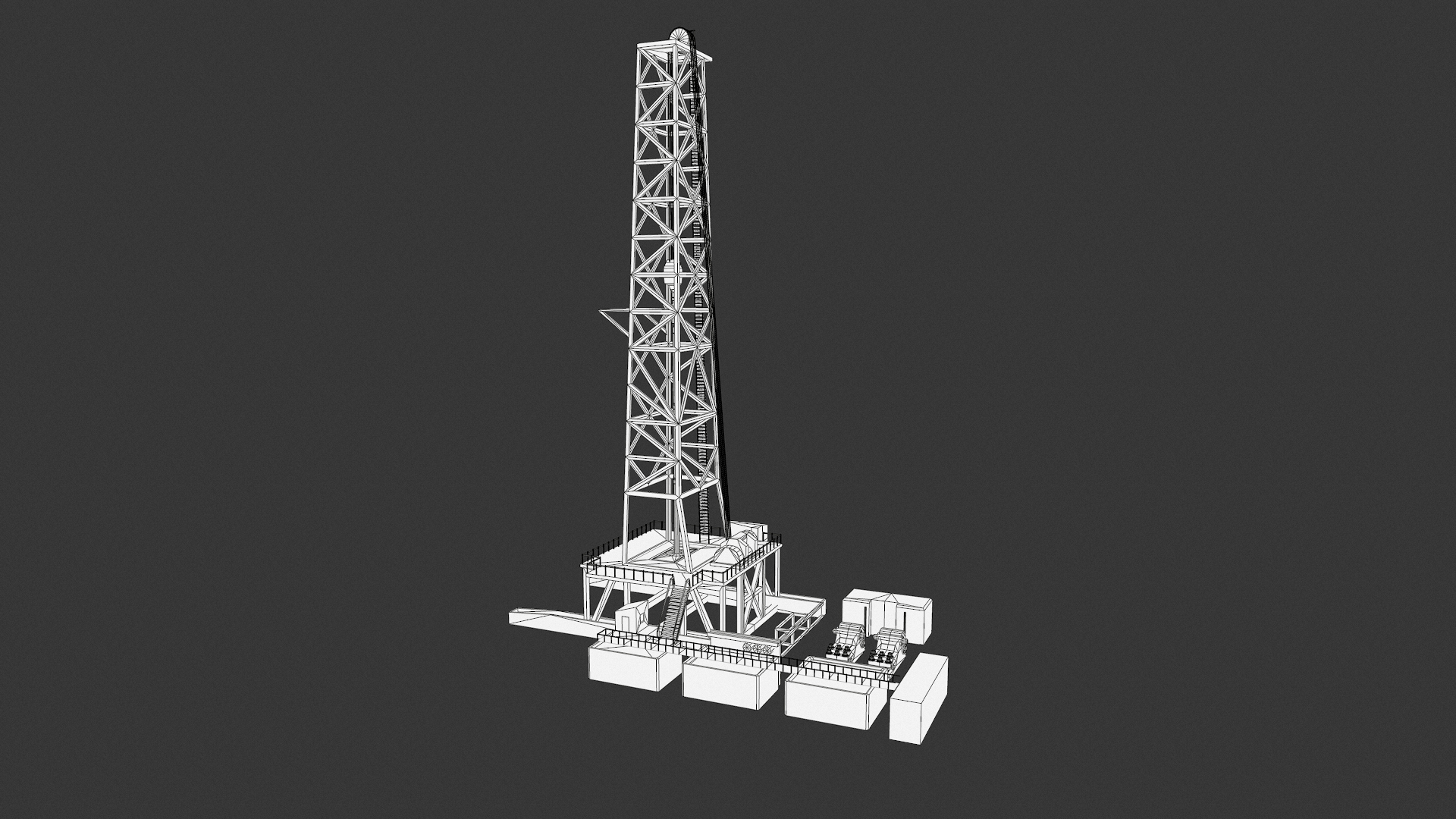 3D Model Drilling Rig - TurboSquid 1237706