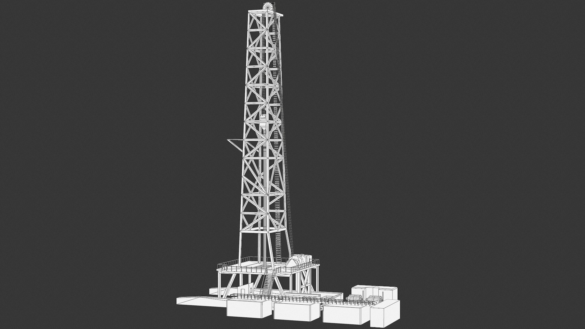 3D Model Drilling Rig - TurboSquid 1237706