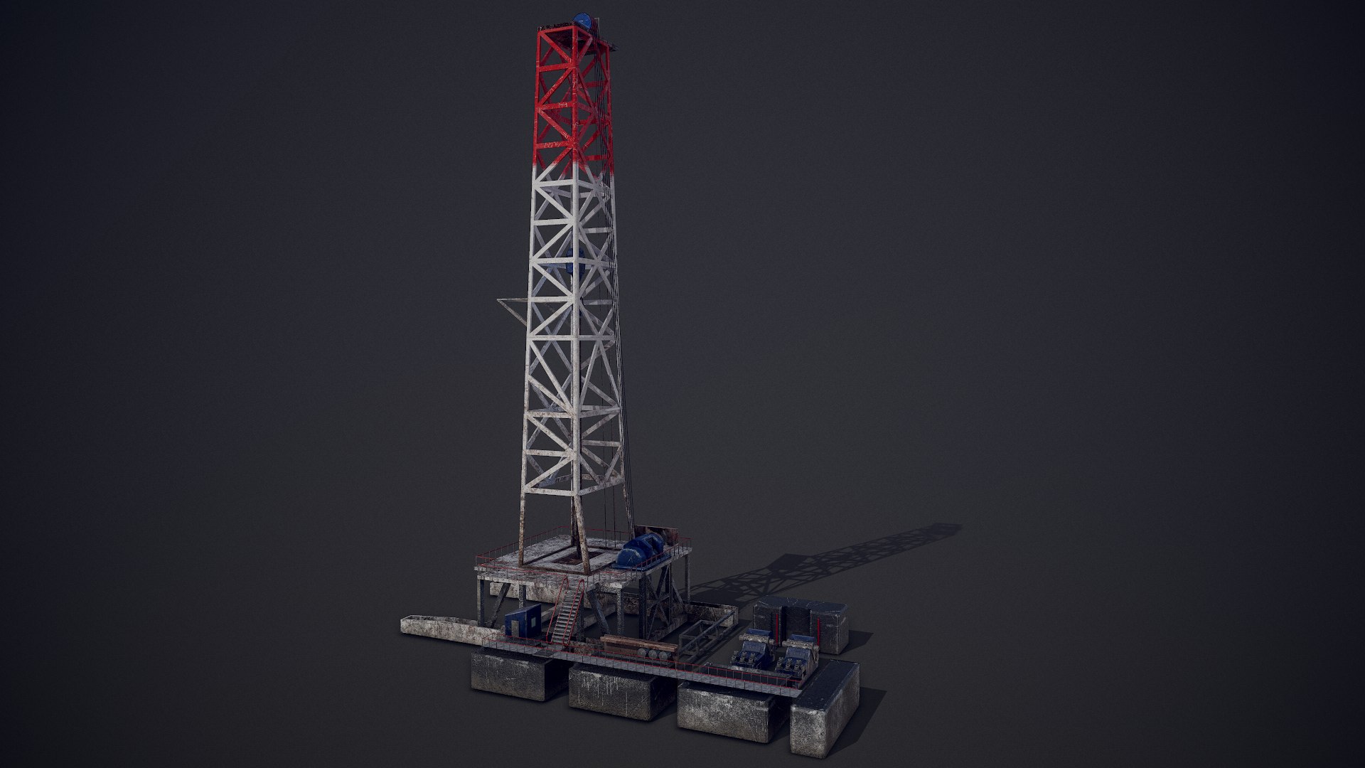 3D Model Drilling Rig - TurboSquid 1237706