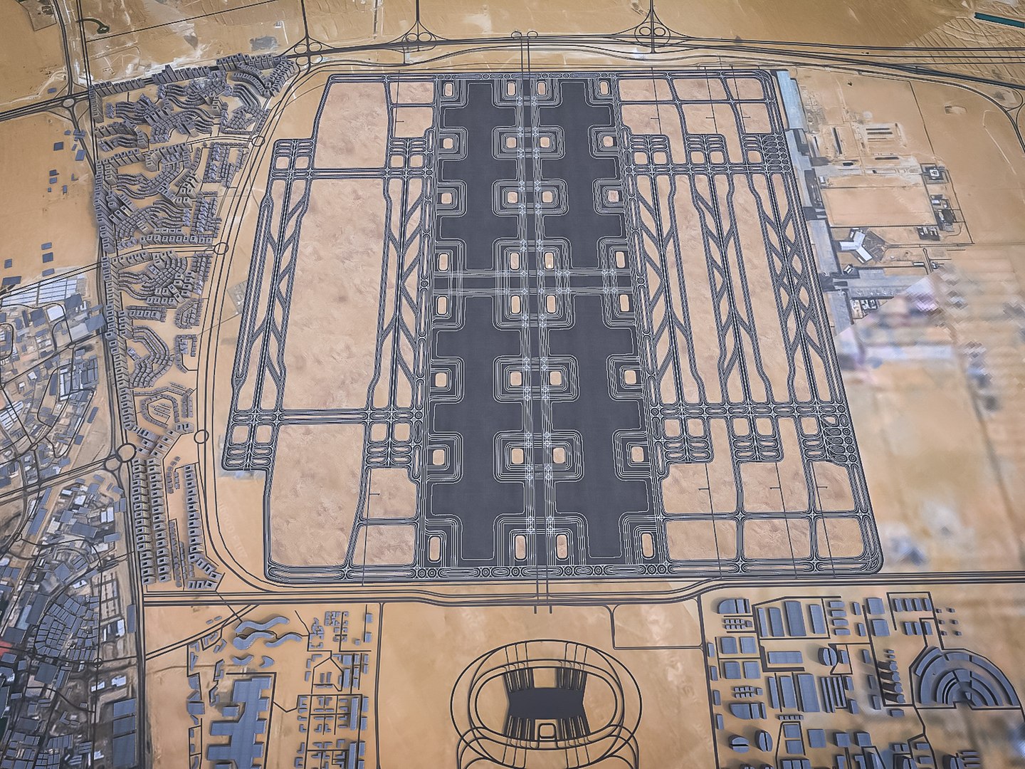3D International Airport Runway Model - TurboSquid 1751220