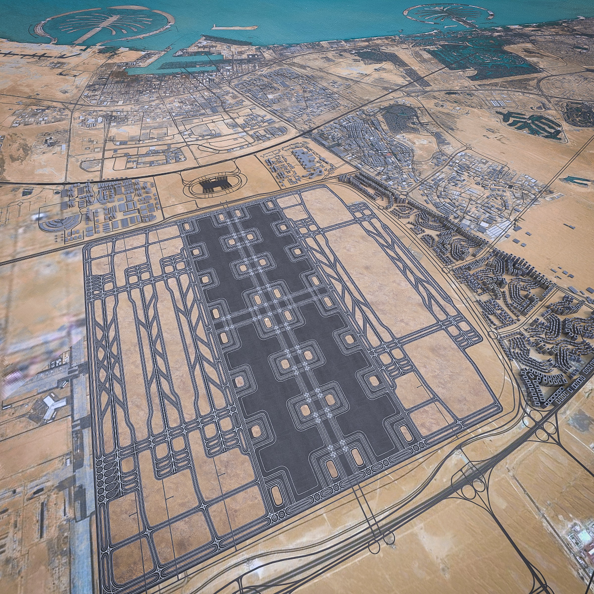 3D International Airport Runway model - TurboSquid 1751220