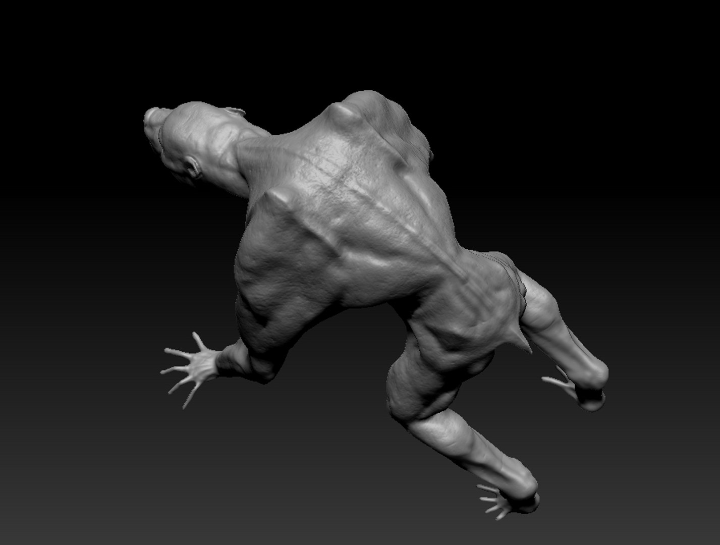 quadruped creature 3d model