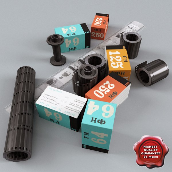 3D model Photographic film with cassette - TurboSquid 1716593
