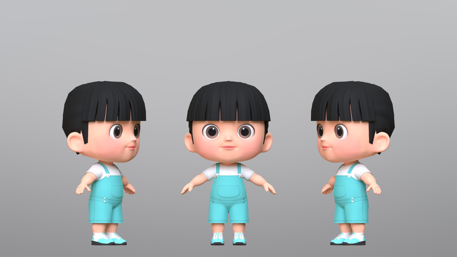 Jack Cartoon Baby Character 3D - TurboSquid 2181582