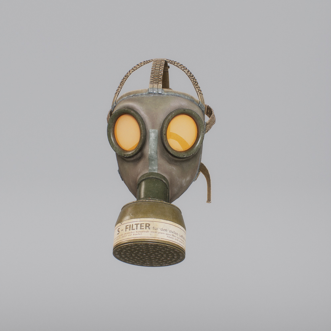 3D German Gas Mask World War II Model - TurboSquid 2232368