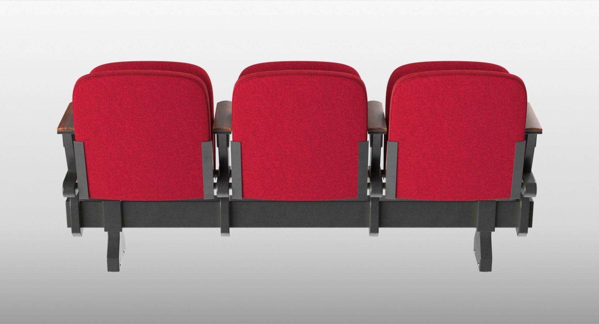 3D Model Realistic Theatre Chair Close - TurboSquid 1389424