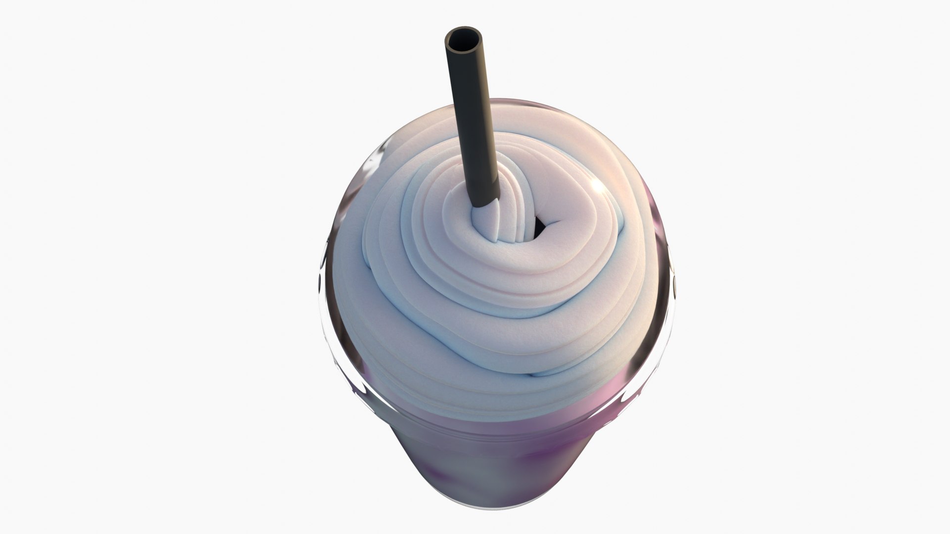 Strawberry Milkshake 3D Model - TurboSquid 2206512