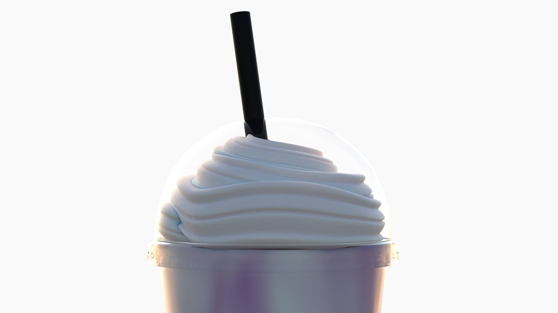 Strawberry Milkshake 3D Model - TurboSquid 2206512