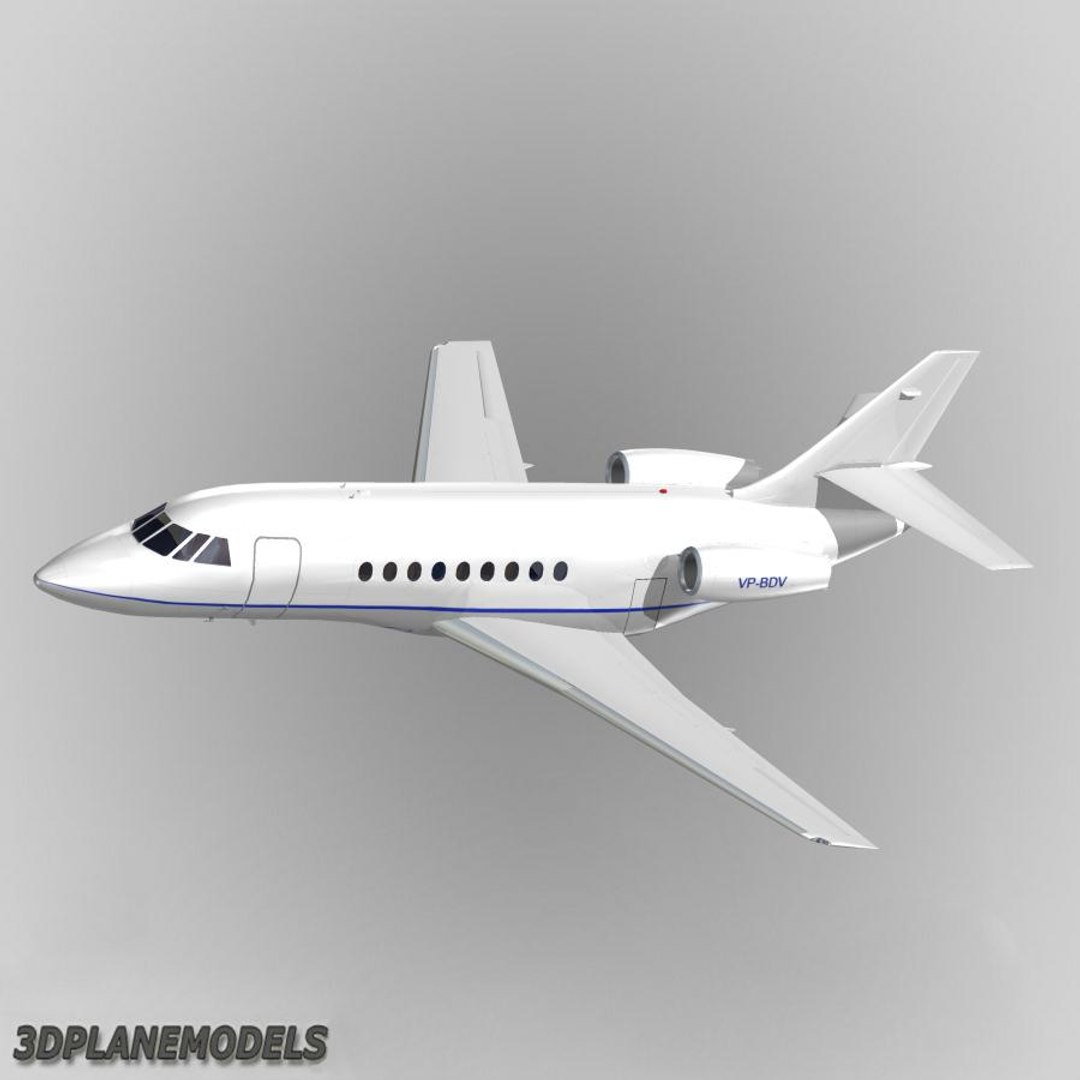 3d Dassault Falcon Business Jet Model