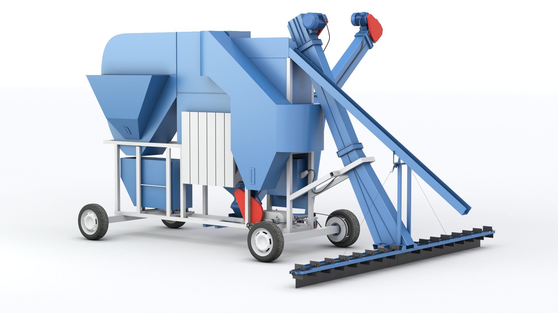 3D Harvester Grain Cleaning Complex - TurboSquid 1824049