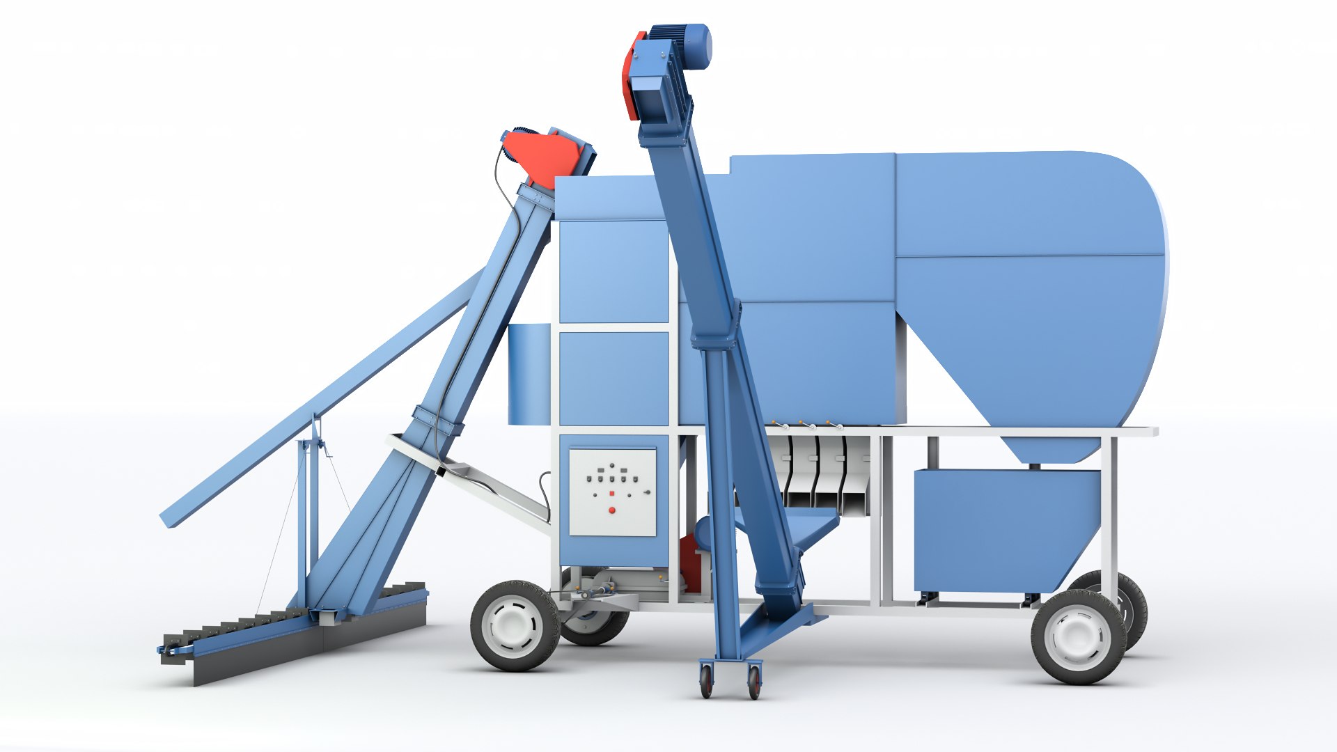 3D Harvester Grain Cleaning Complex - TurboSquid 1824049