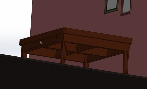 room frame table 3d model