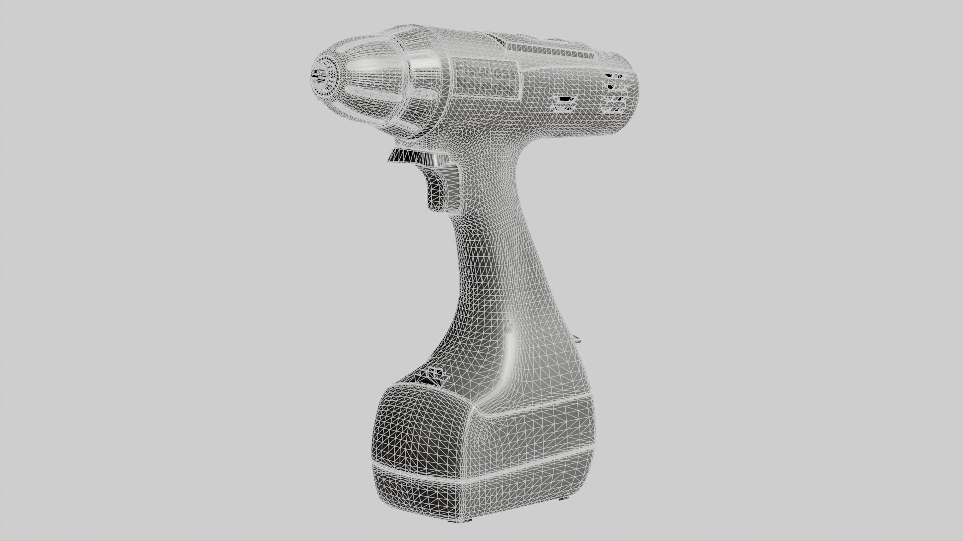 3D Cordless screwdriver industrial tool yk1 model - TurboSquid 1963168