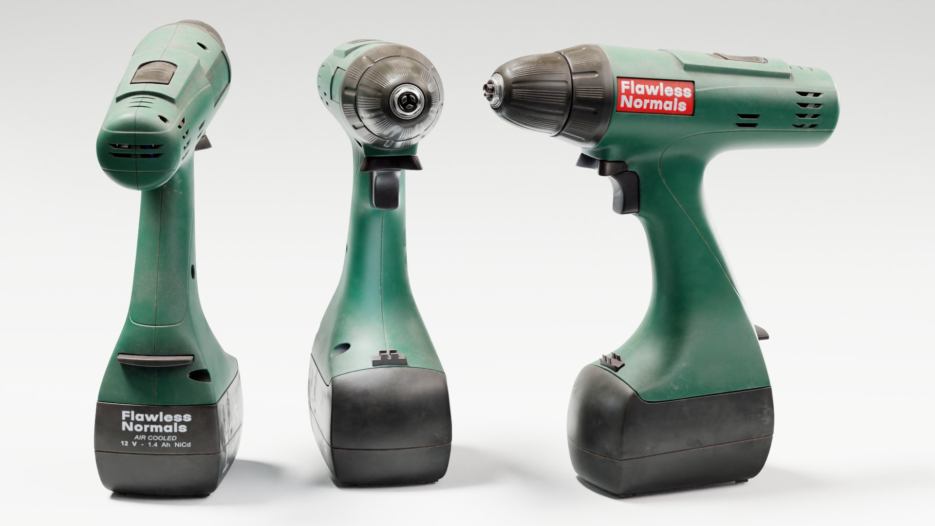 3D Cordless screwdriver industrial tool yk1 model - TurboSquid 1963168