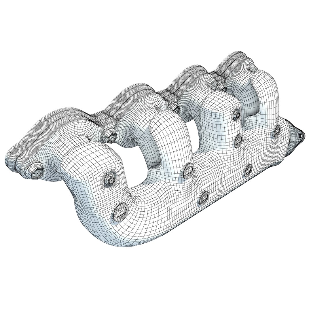 3d Exhaust Manifolds Model