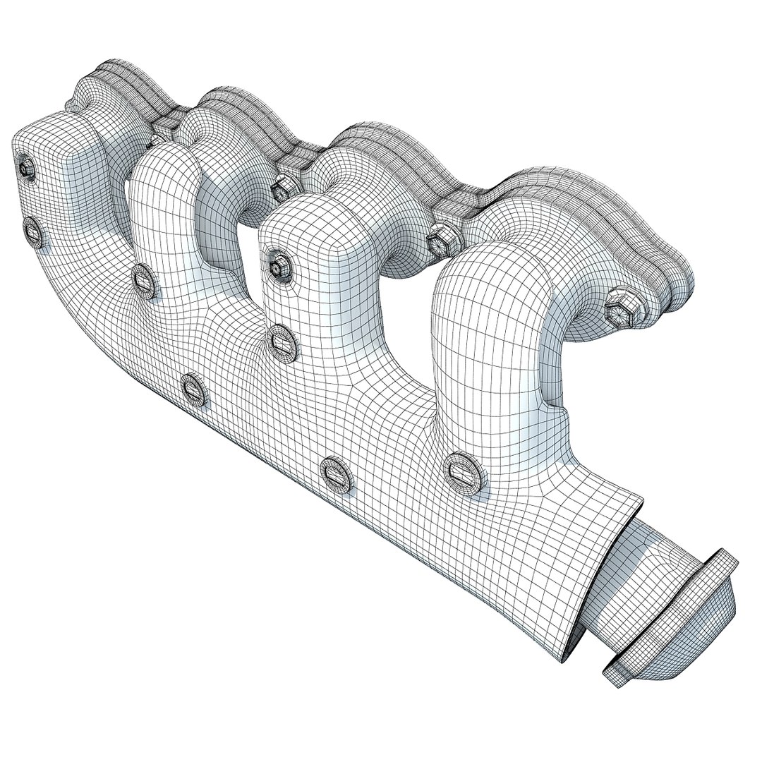 3d Exhaust Manifolds Model