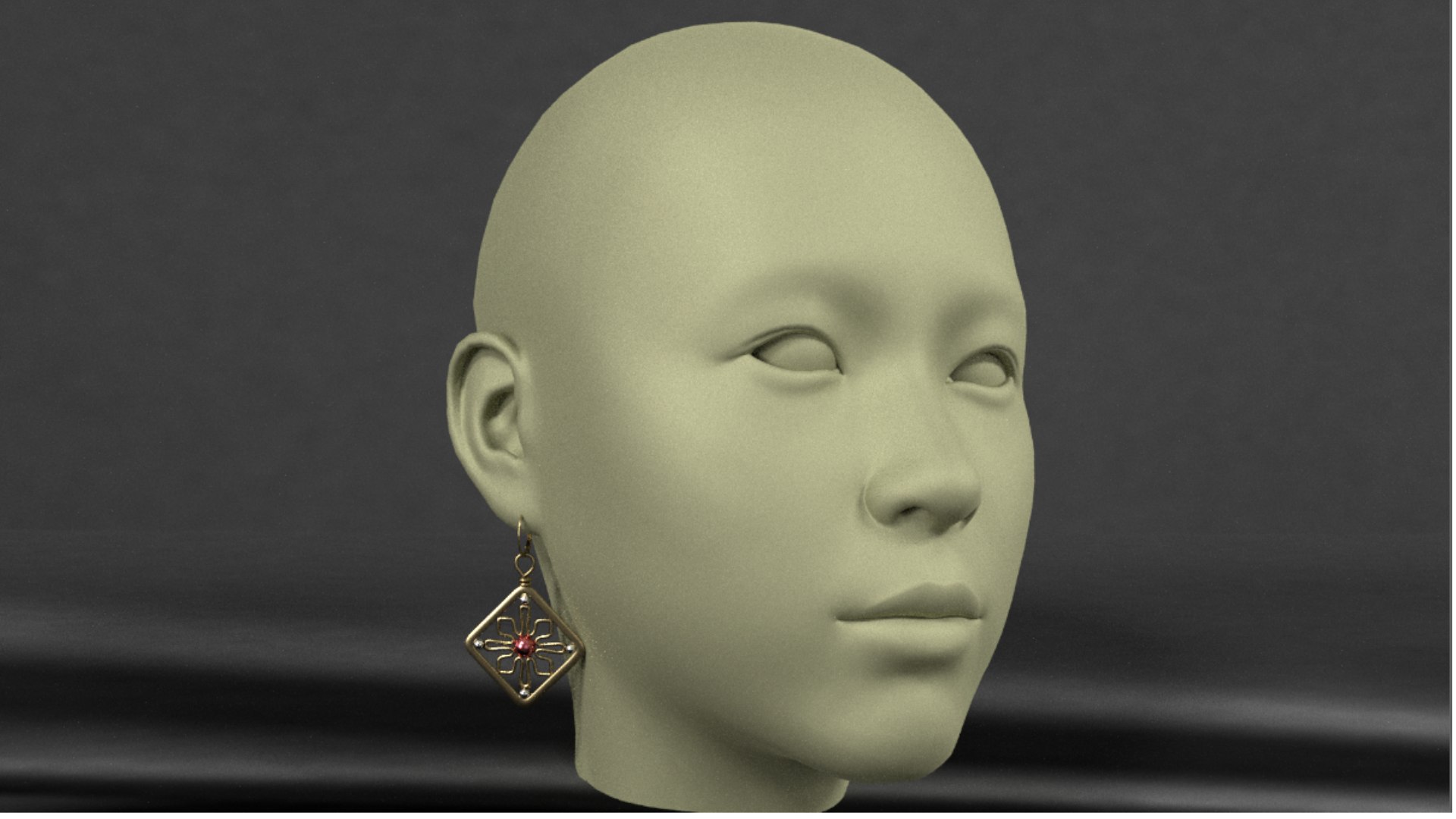 3D Earrings model - TurboSquid 2150580