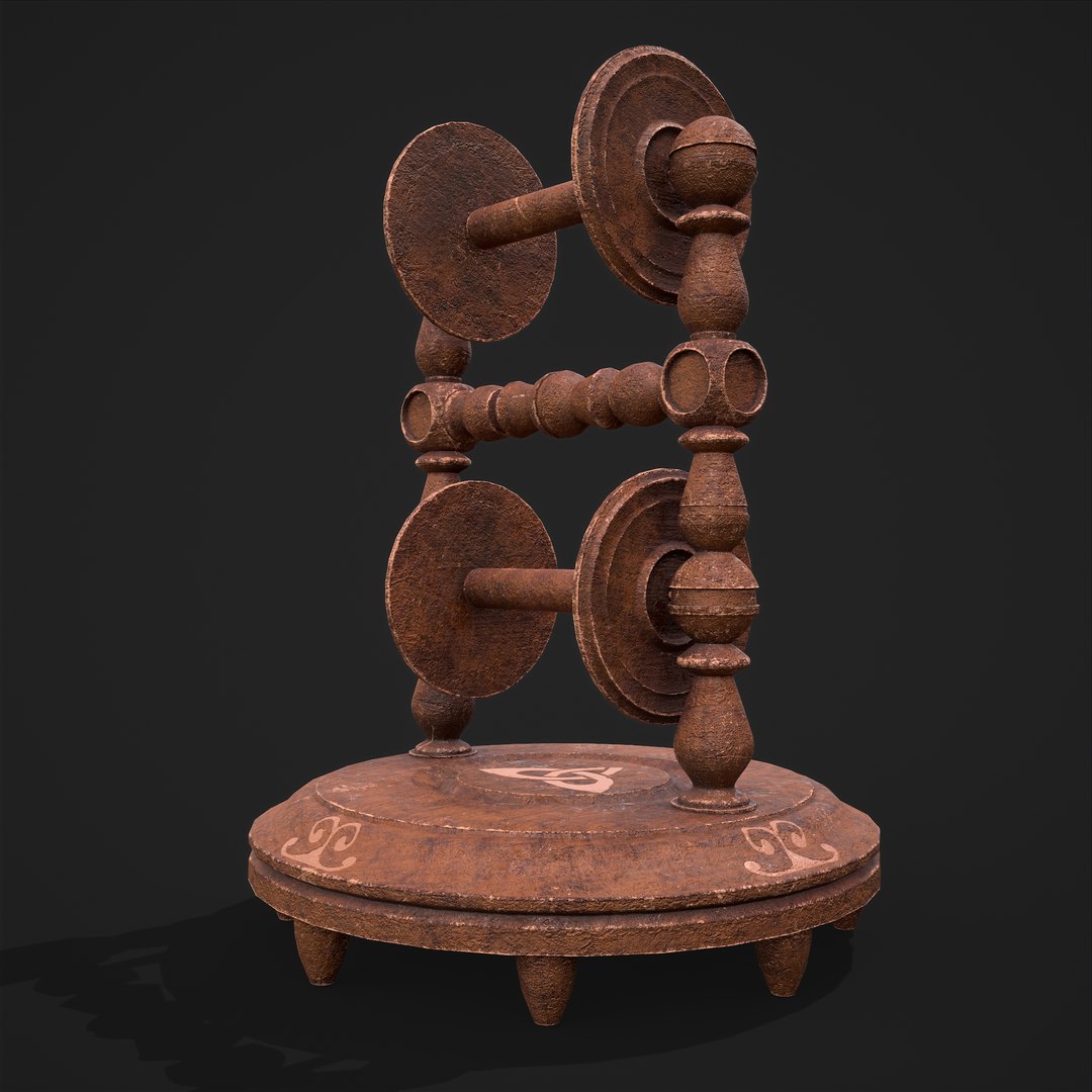 Elegant Scroll Holder 3D Model - TurboSquid 1810088