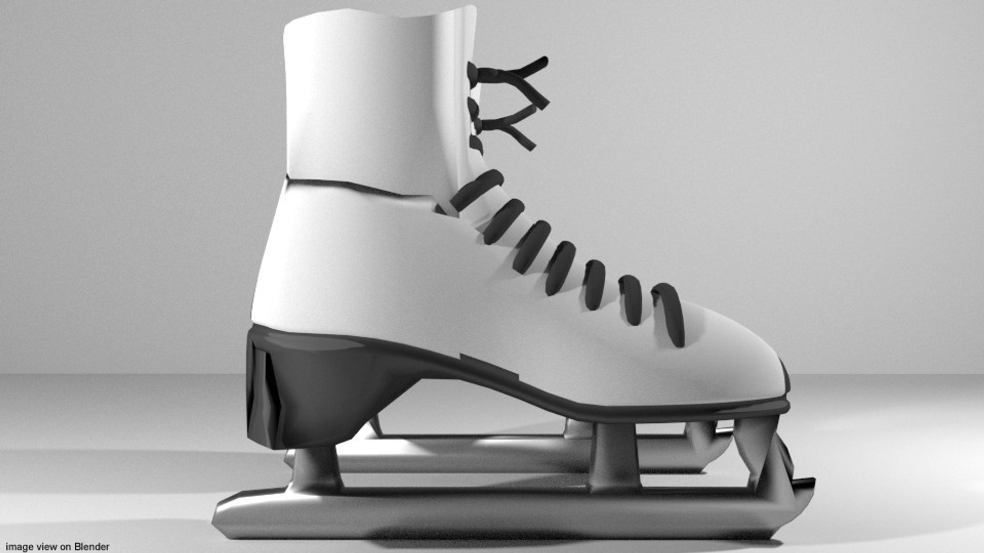 3d Ice Skate Model