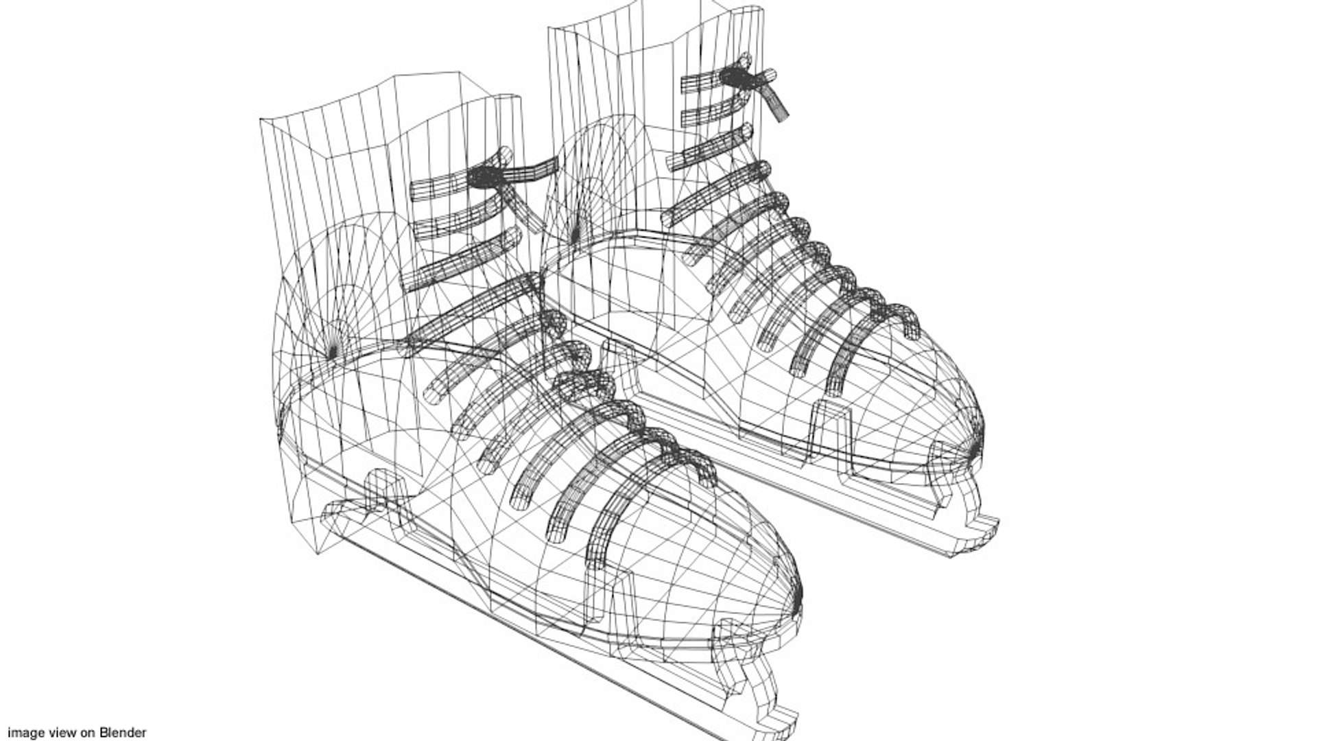 3d Ice Skate Model