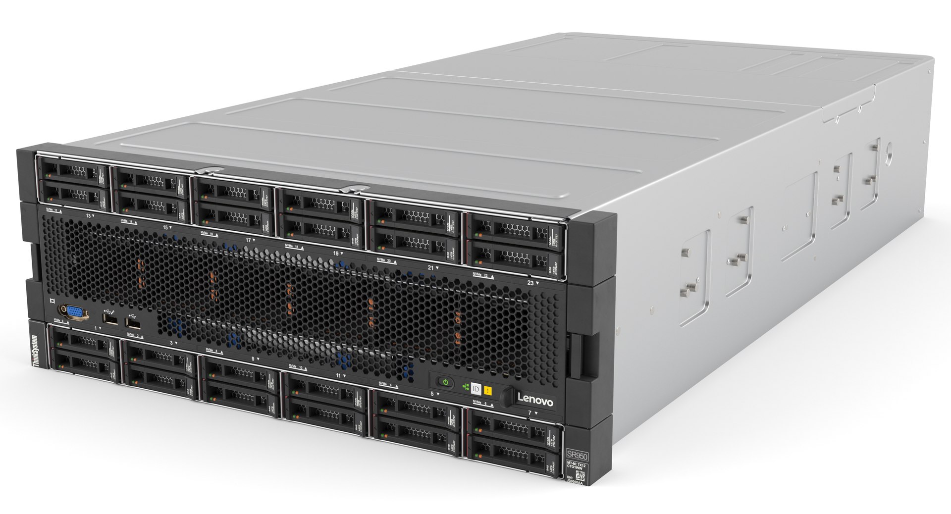 Lenovo ThinkSystem SR950 3D Model - TurboSquid 1737488