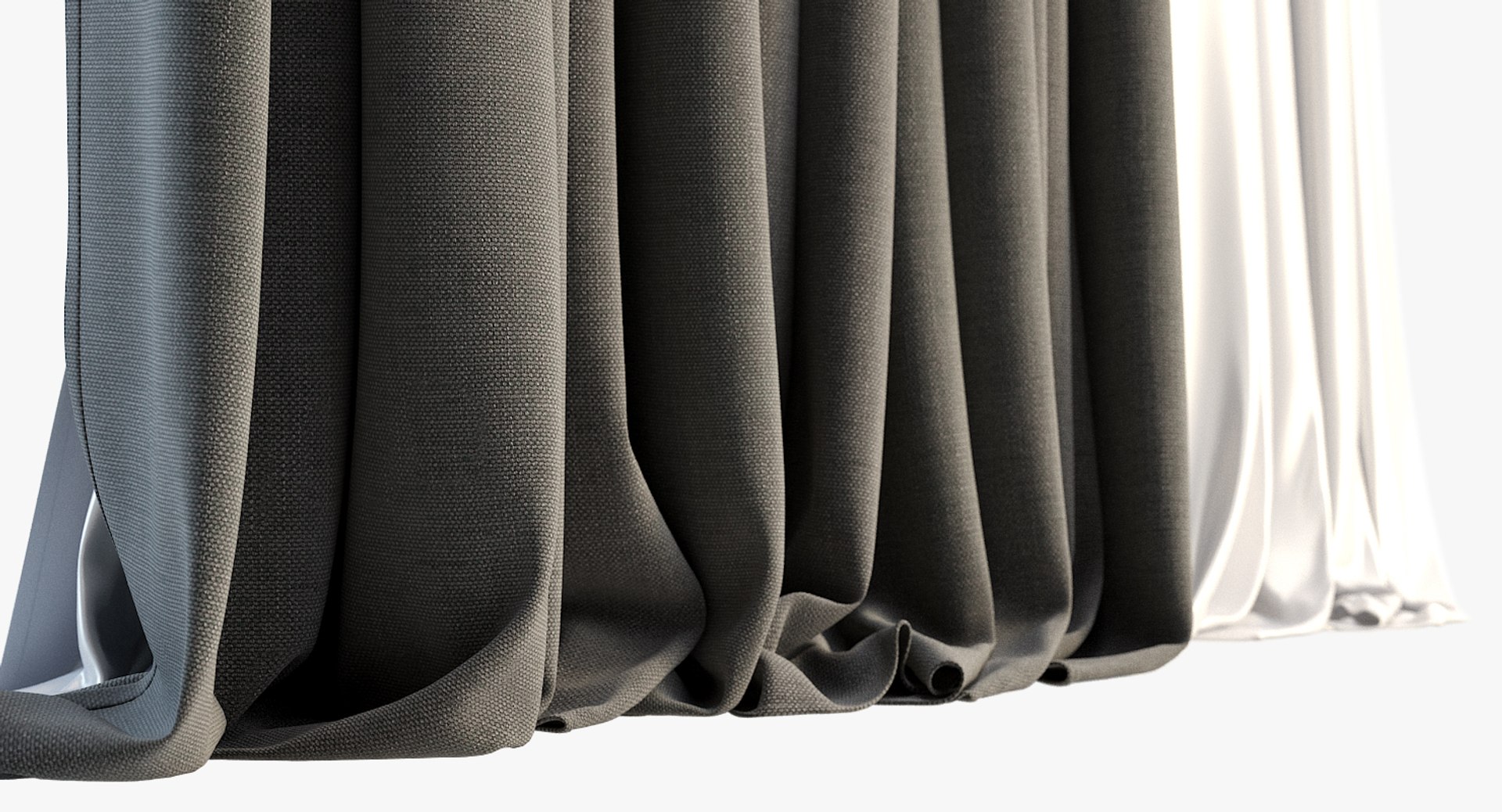 Curtain 3d Obj