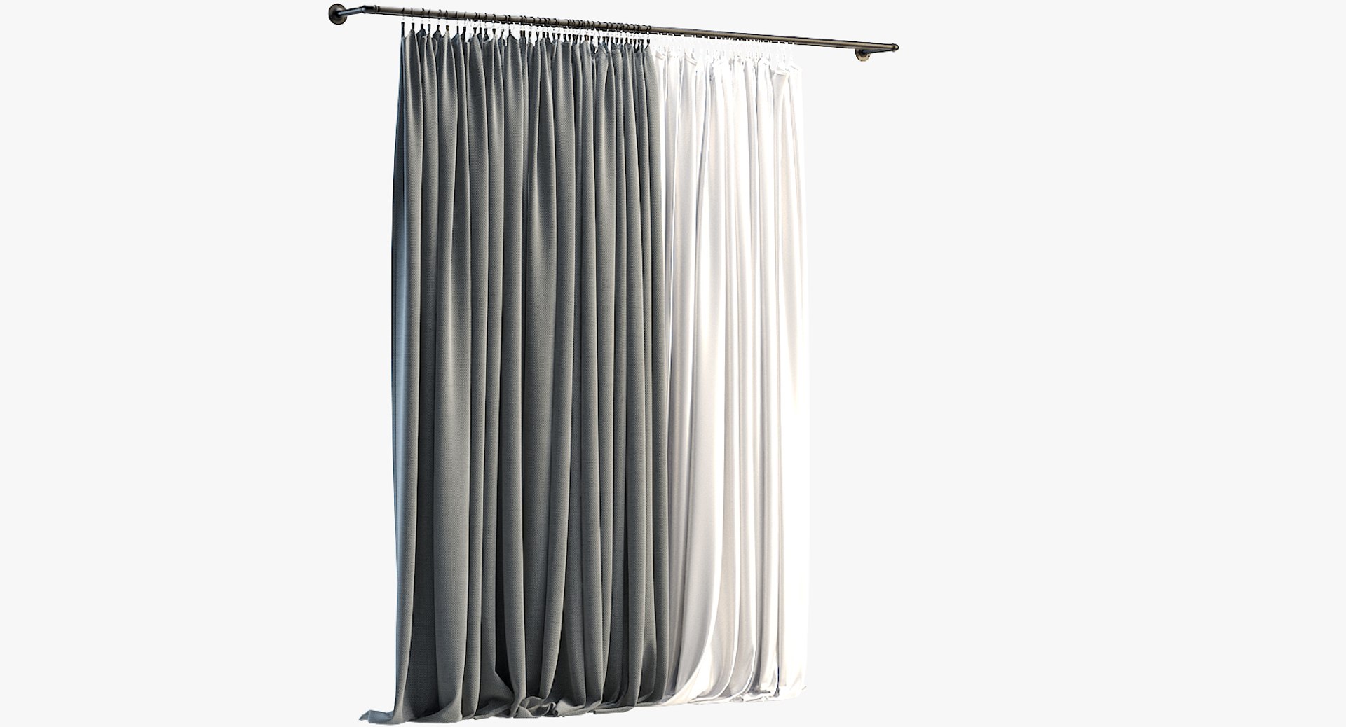 Curtain 3d Obj