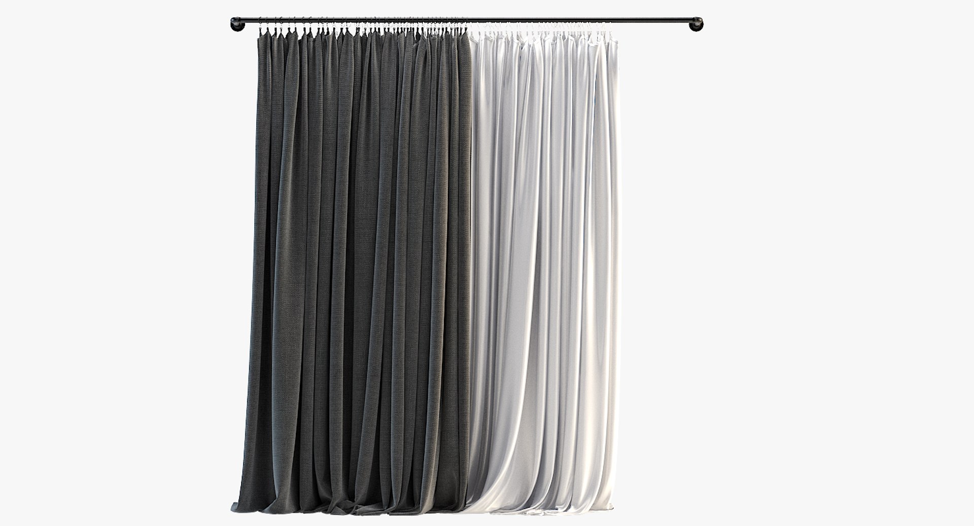 Curtain 3d Obj