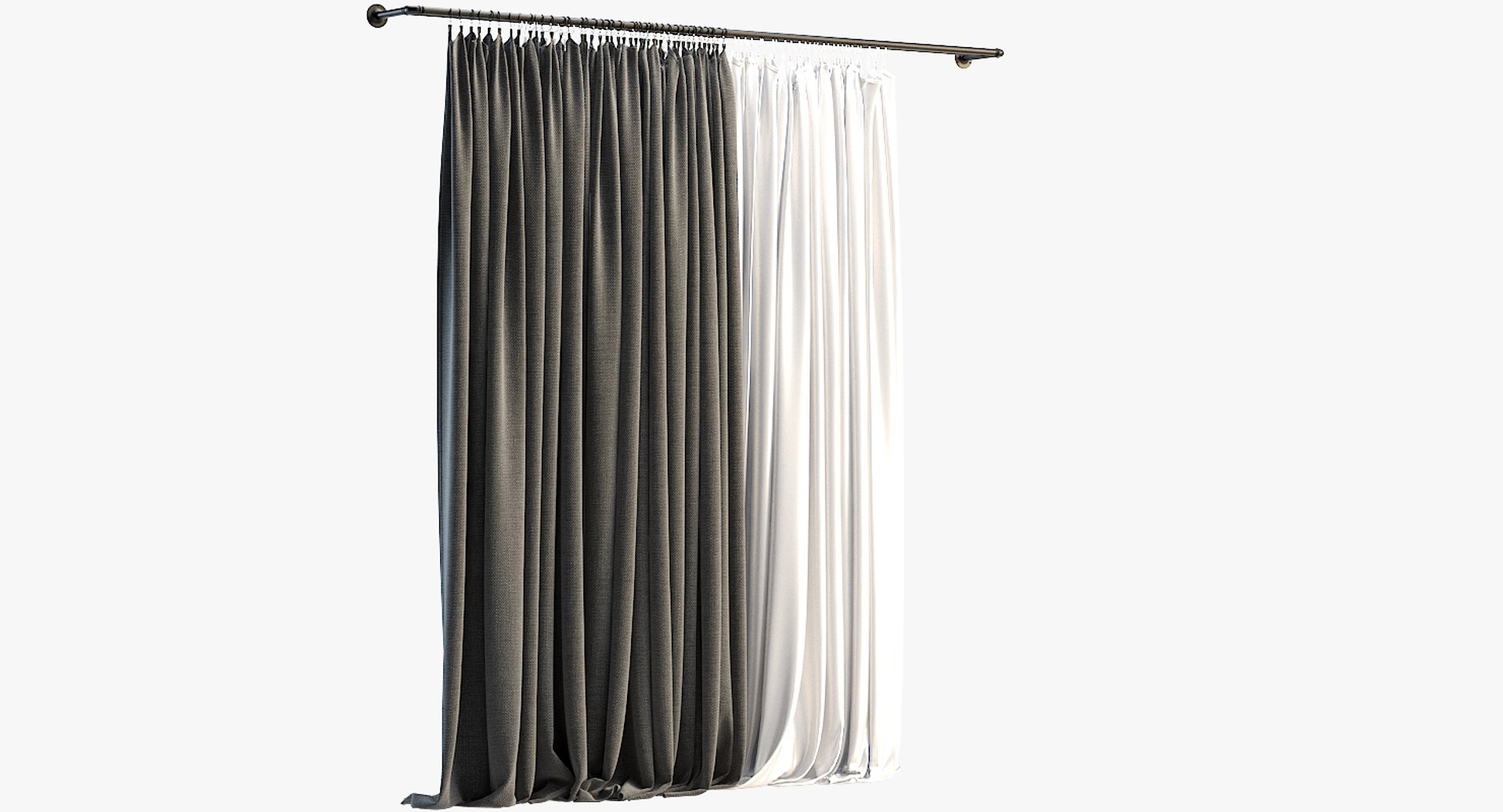 Curtain 3d Obj