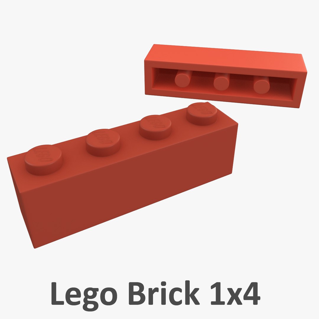 Lego Bricks - 1x16 3d Model