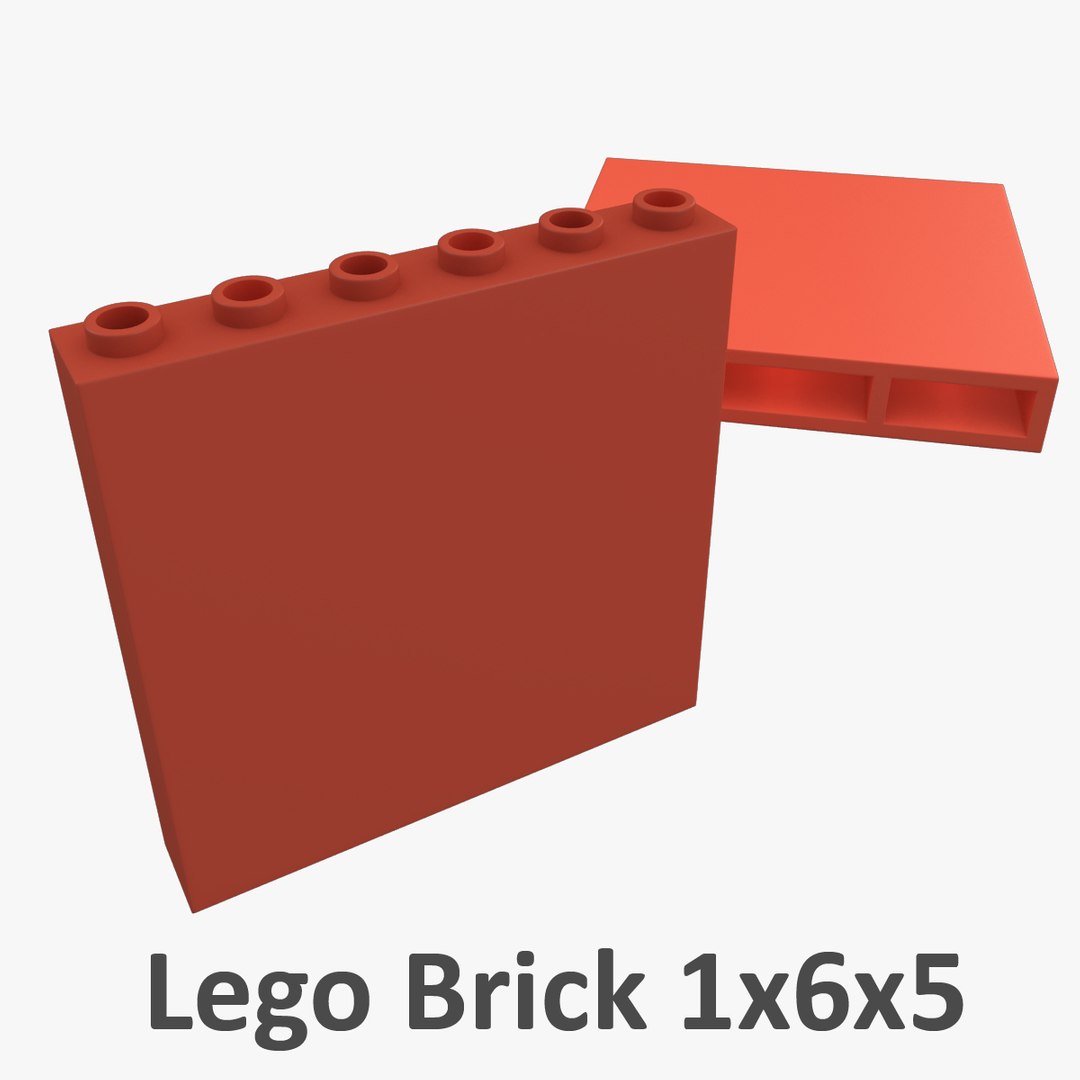 lego bricks - 1x16 3d model