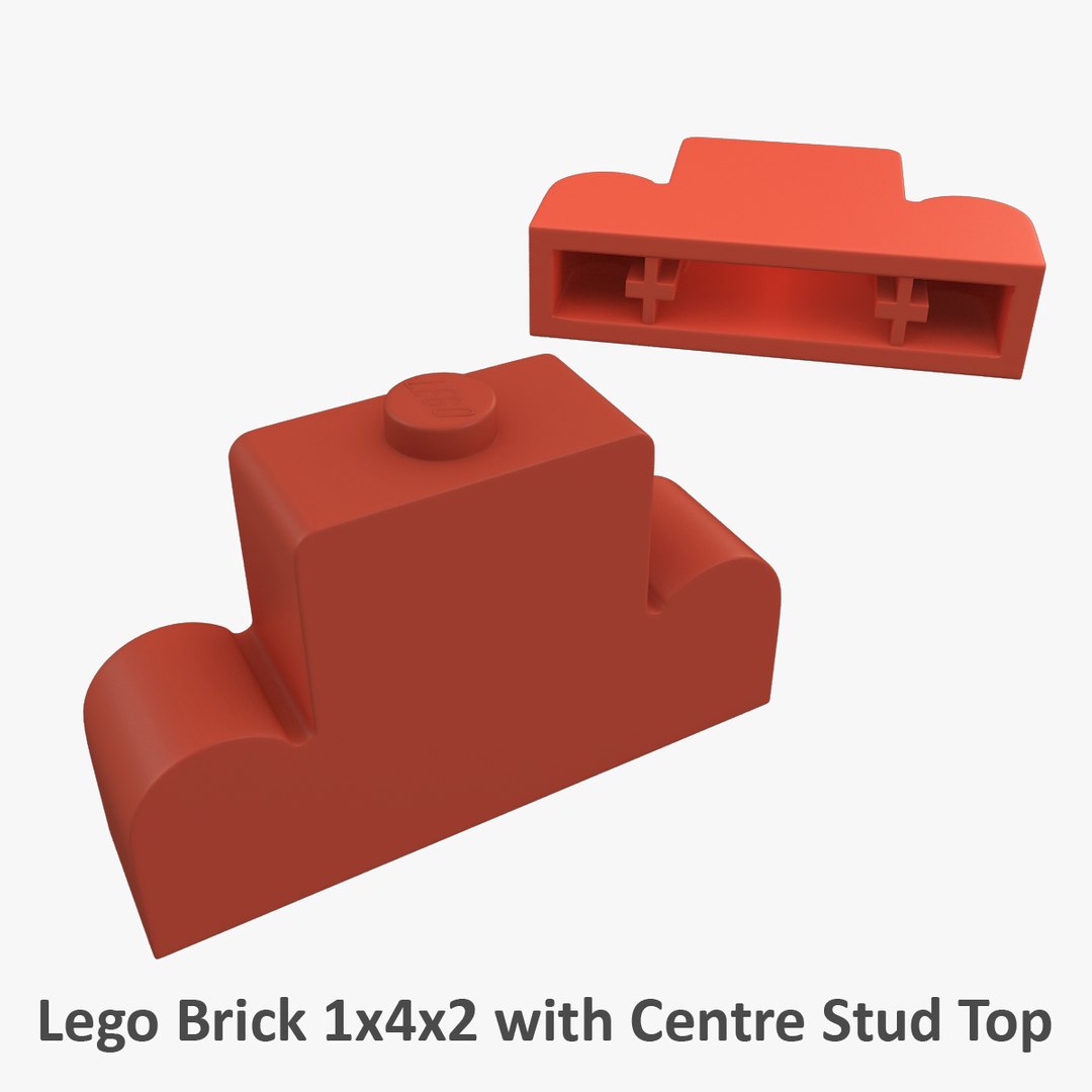 lego bricks - 1x16 3d model