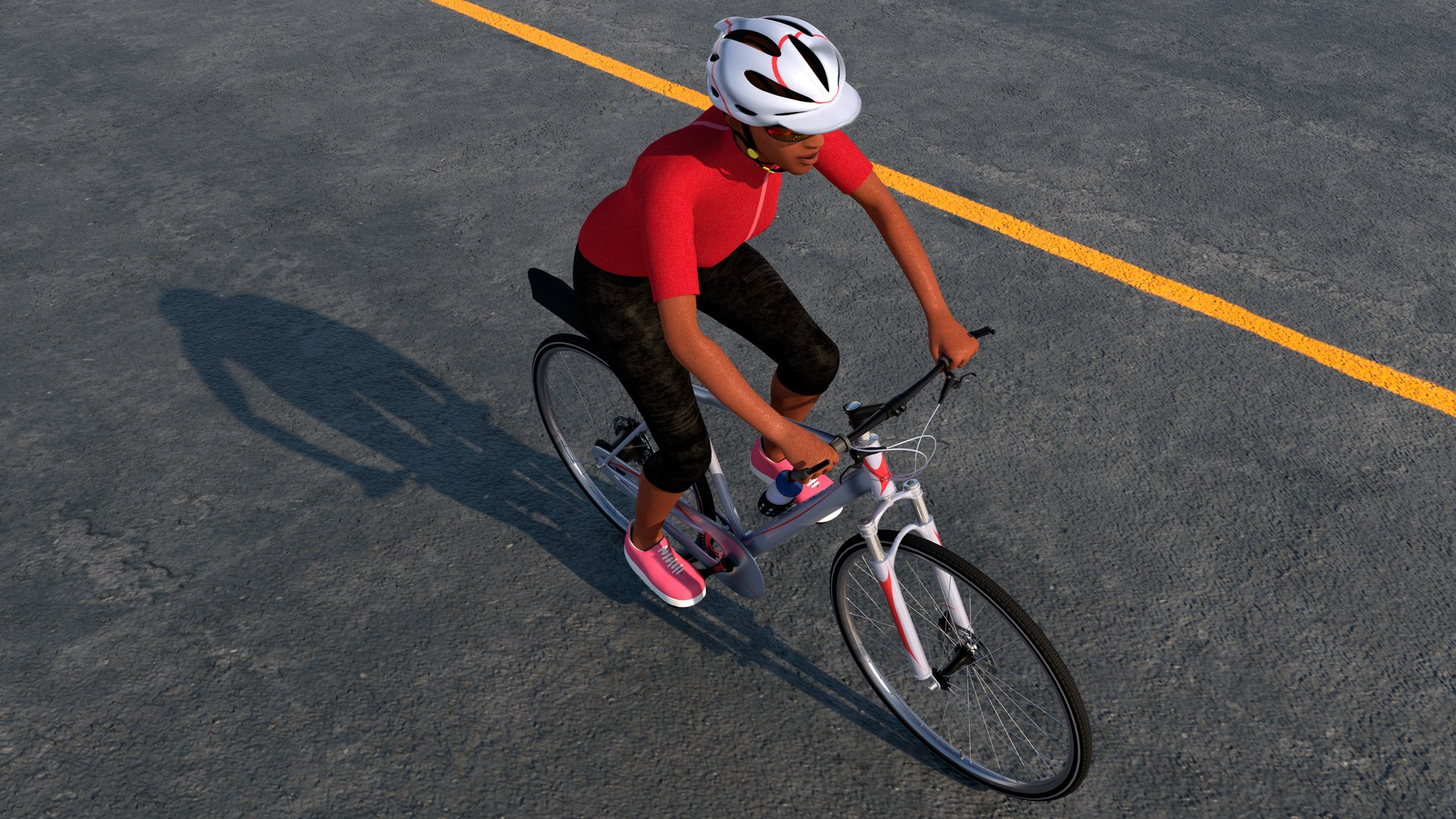 Cycling Animation Stationary 3D Model - TurboSquid 1702334