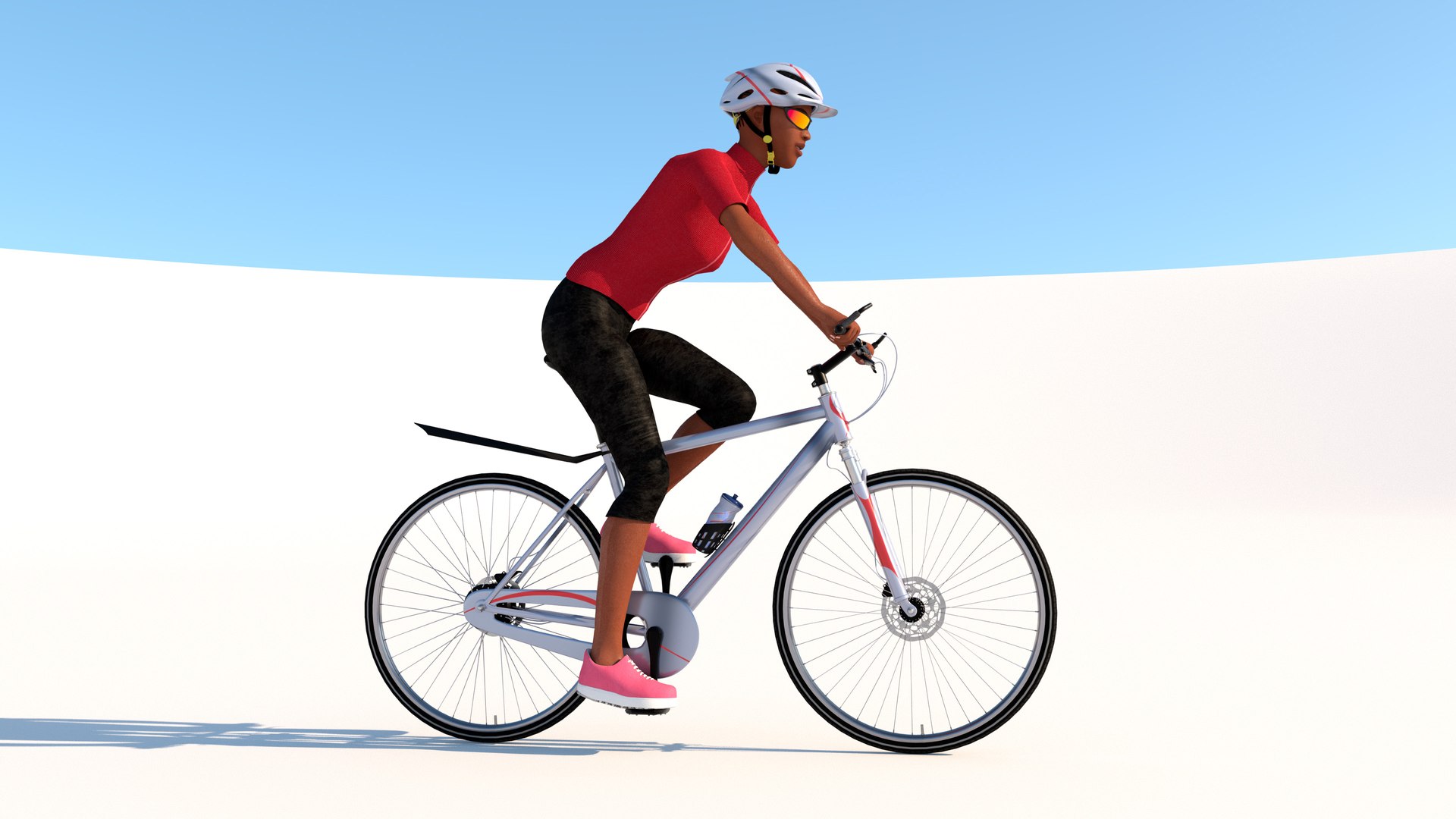 Cycling Animation Stationary 3D Model - TurboSquid 1702334