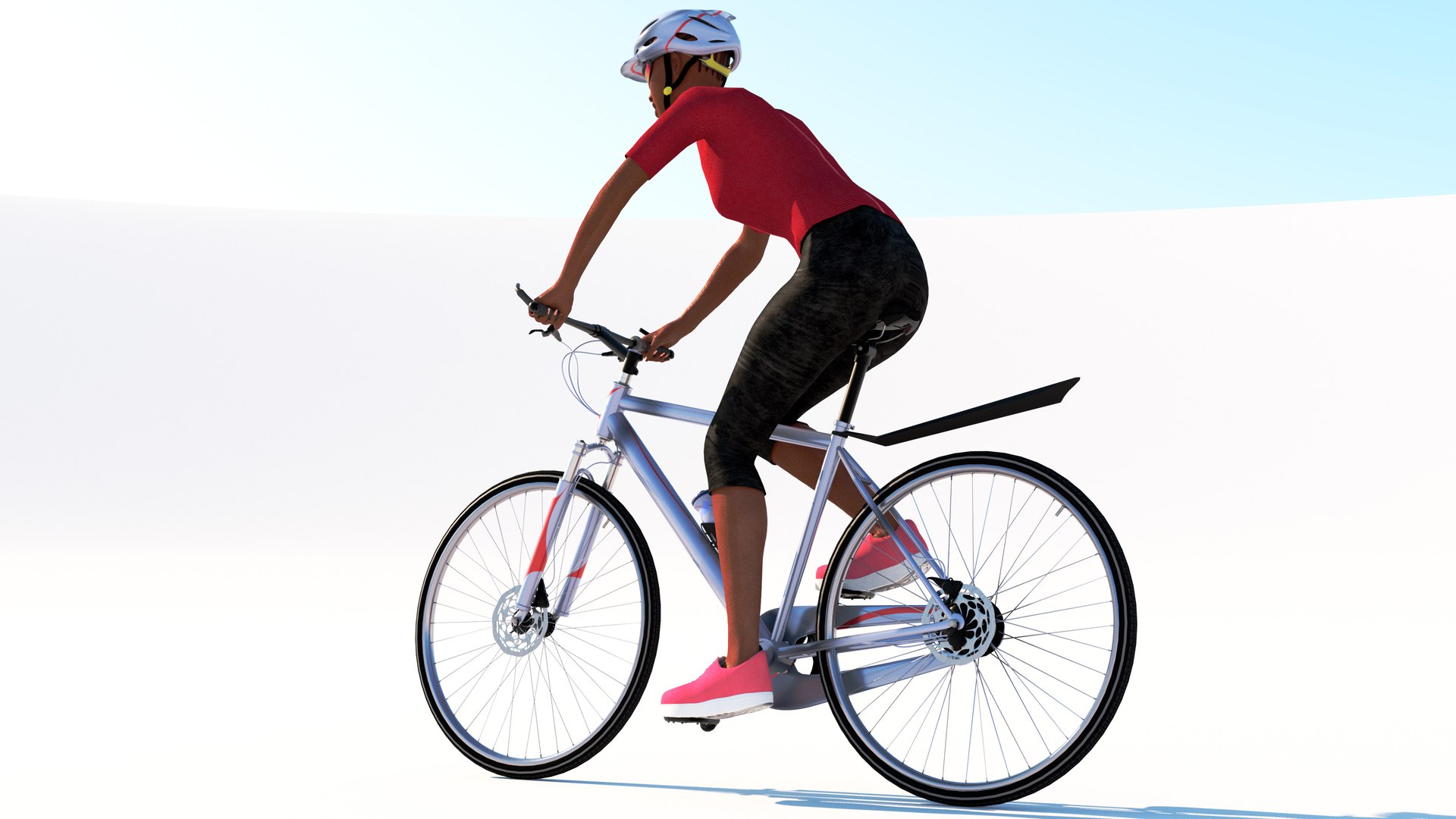 Cycling Animation Stationary 3D Model - TurboSquid 1702334