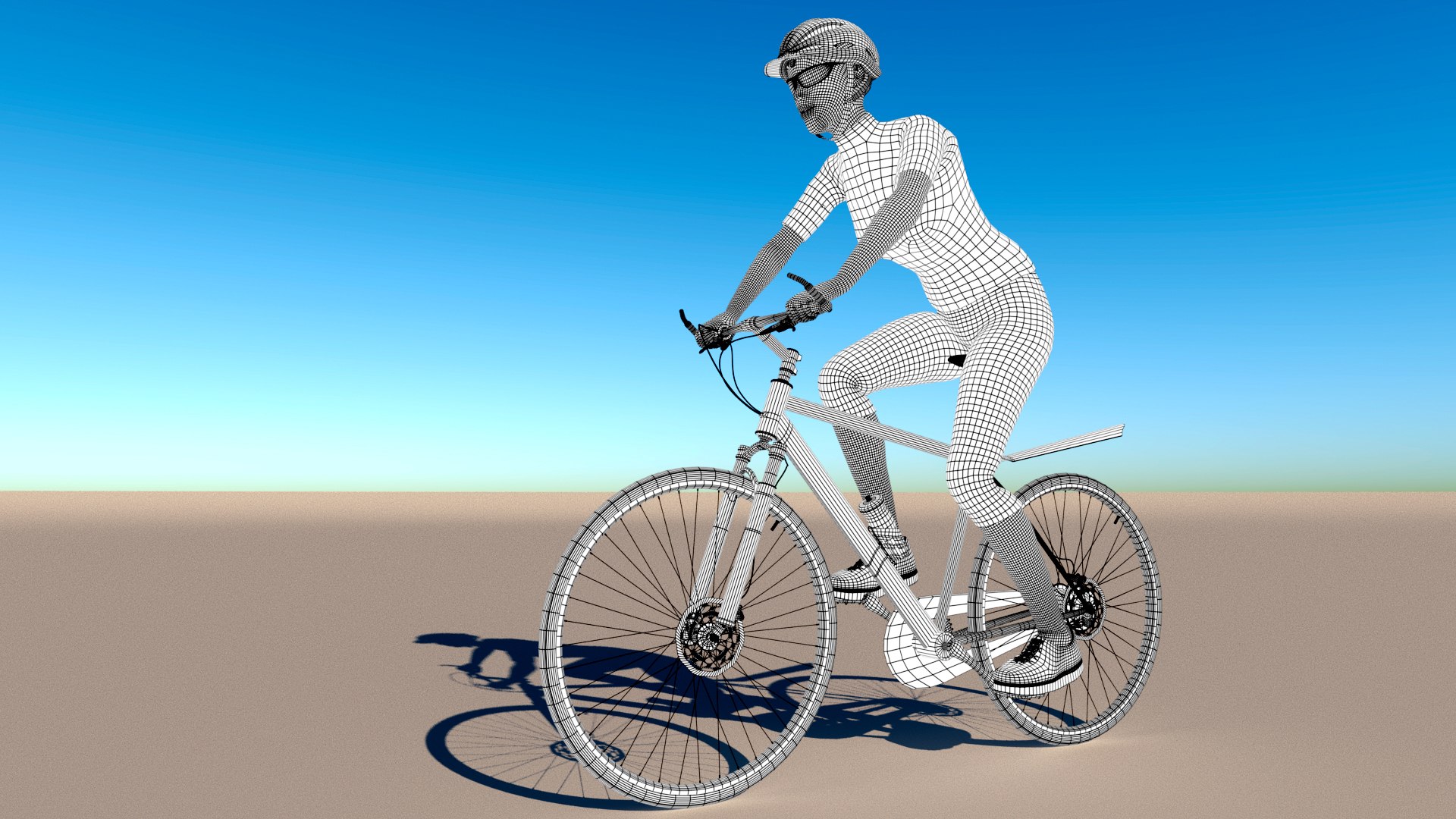 Cycling Animation Stationary 3D Model - TurboSquid 1702334