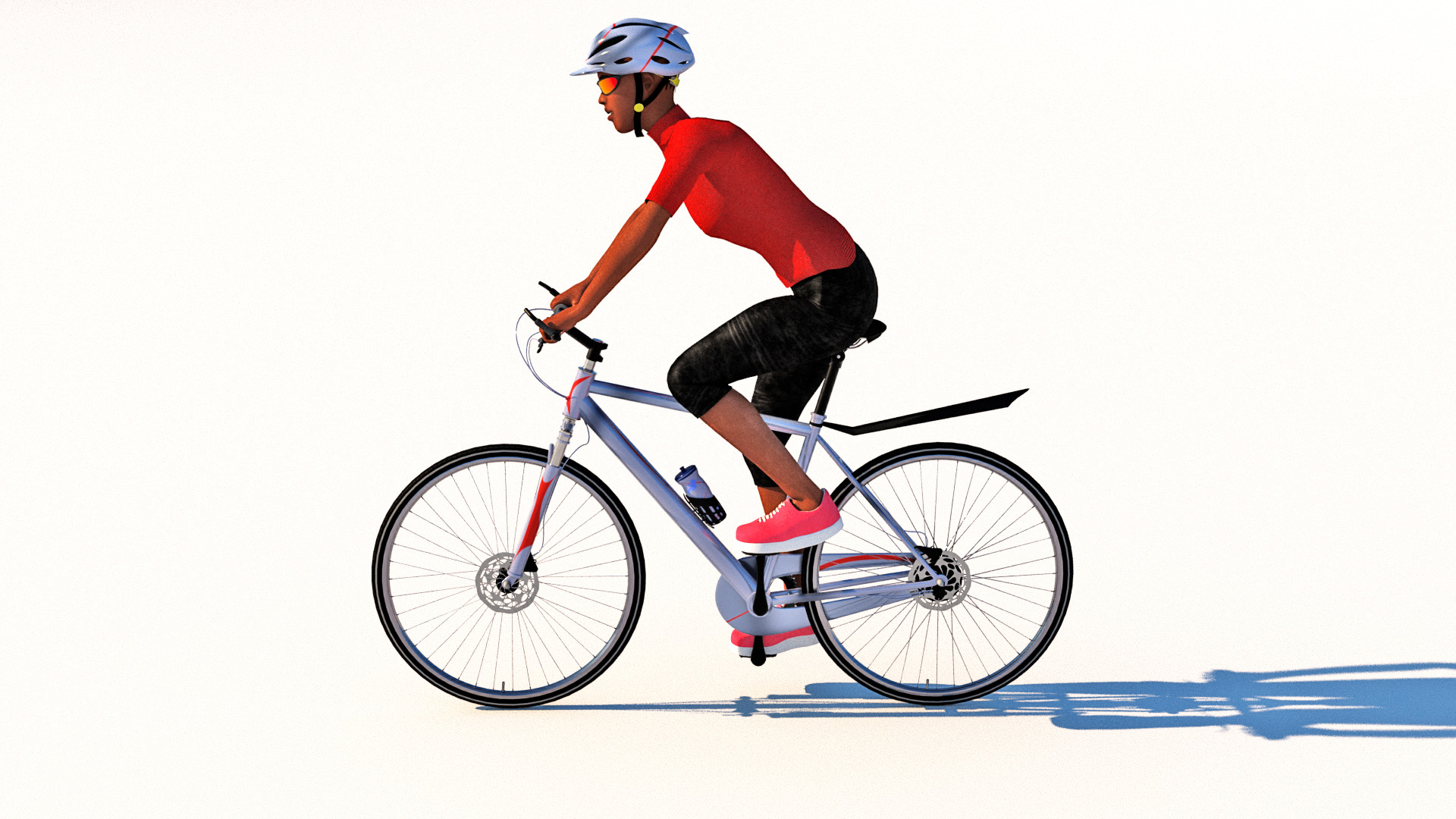 Cycling Animation Stationary 3D Model - TurboSquid 1702334