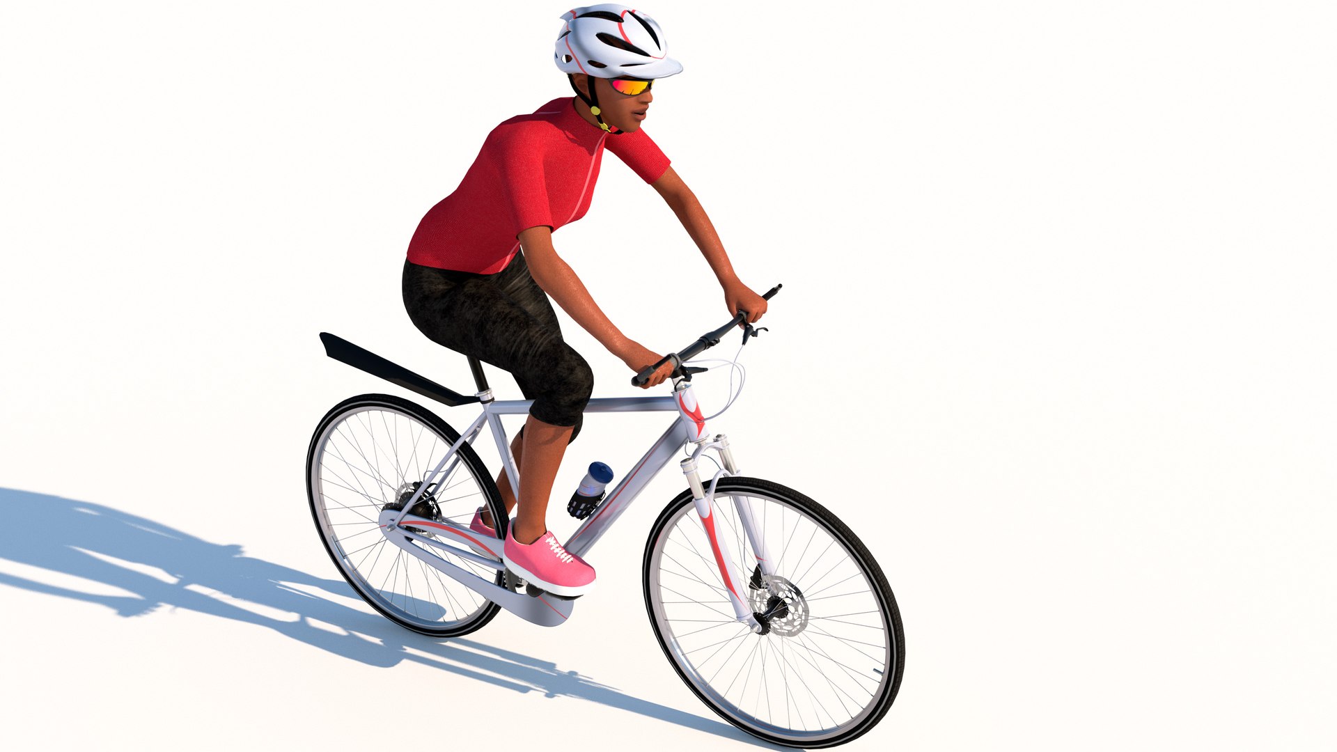 Cycling Animation Stationary 3D Model - TurboSquid 1702334