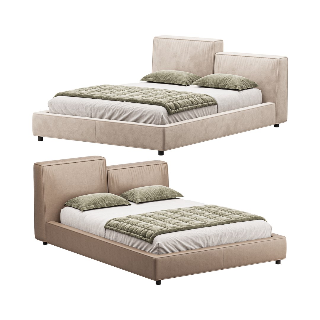 Double Bed Misty By Ditre Italia 3D Model - TurboSquid 2421224