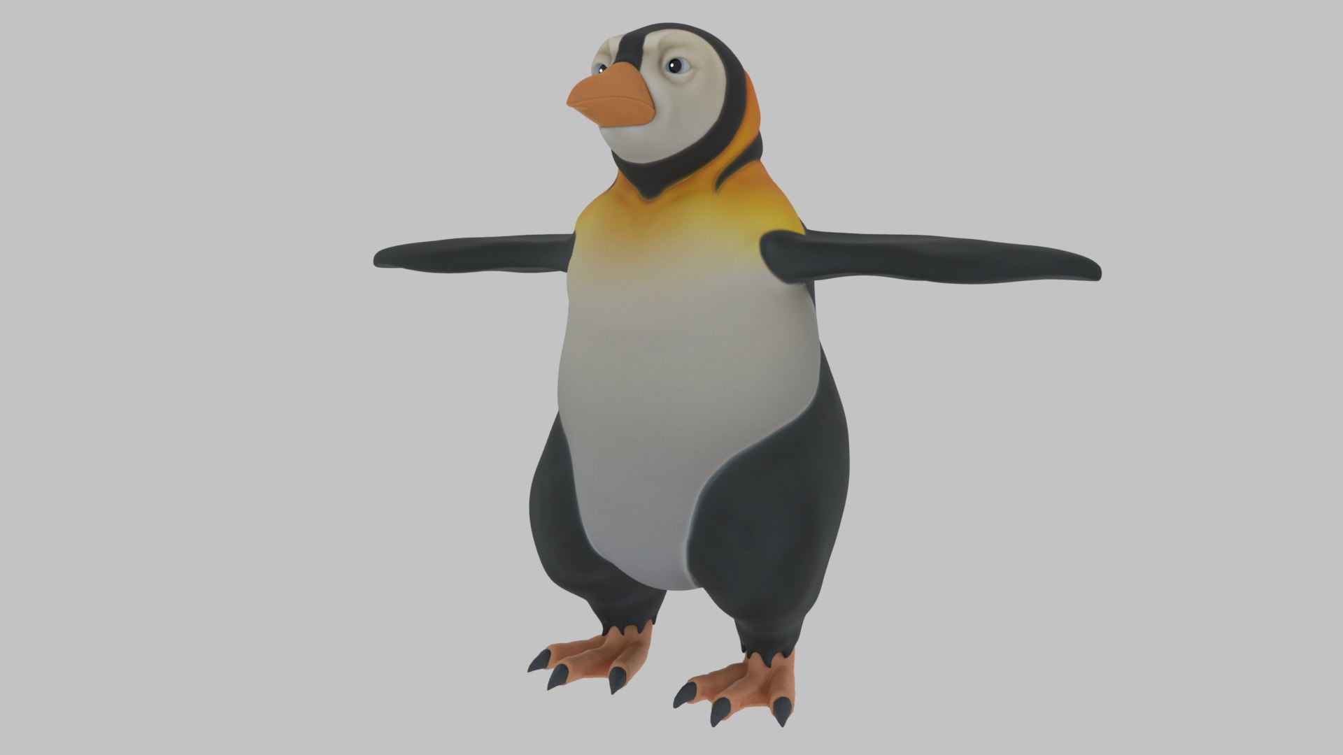 Free Cartoon Penguin Rigged With Human IK In Maya 3D Model - TurboSquid ...