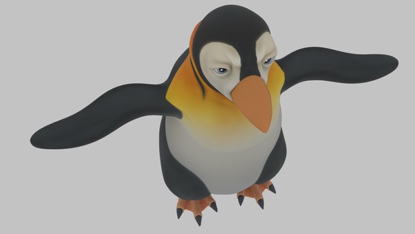 無料Cartoon Penguin Rigged with Human IK in Maya3Dモデル - TurboSquid 1982604