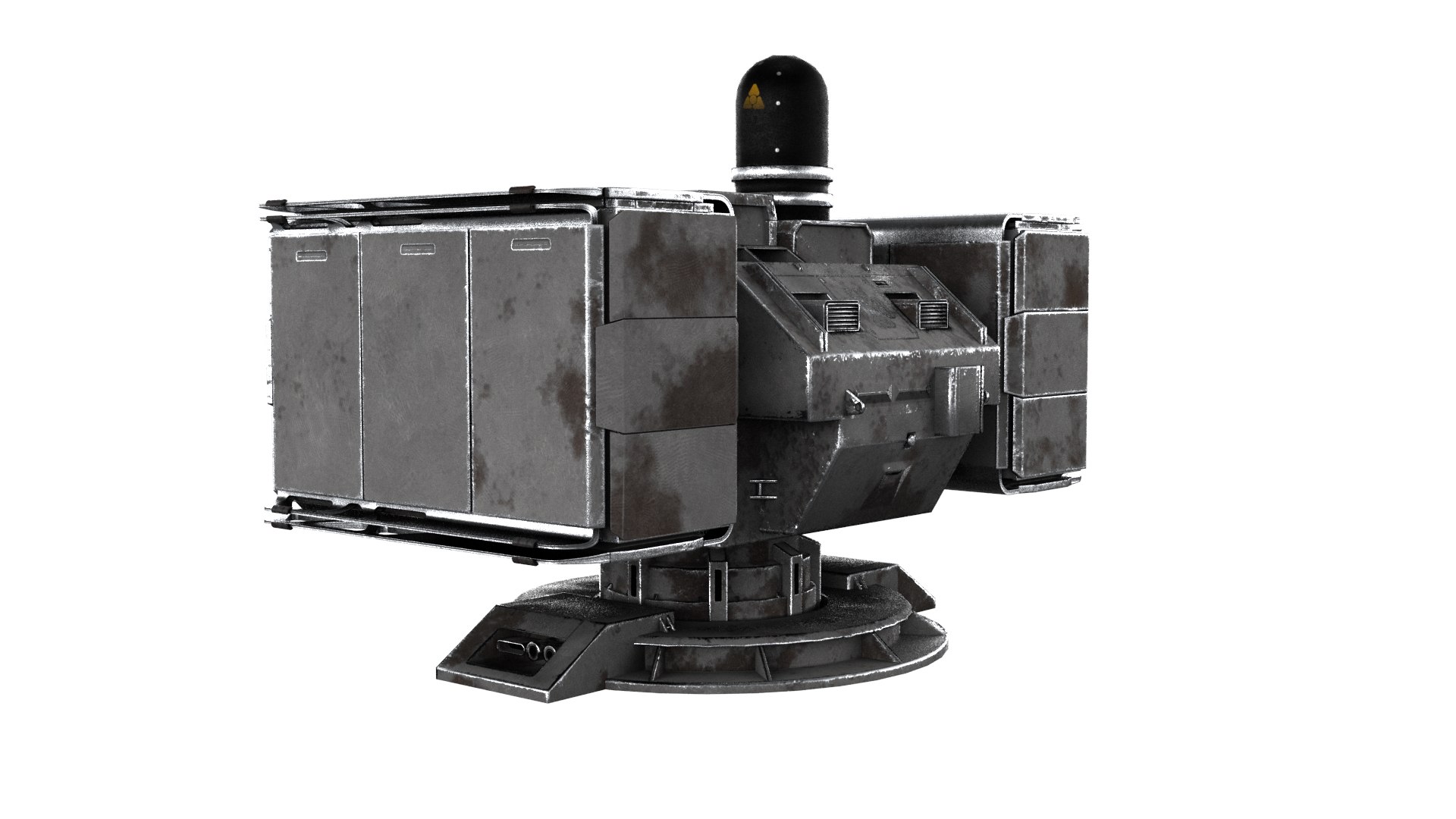 Sci-fi Turret Rocket Model - TurboSquid 1703323