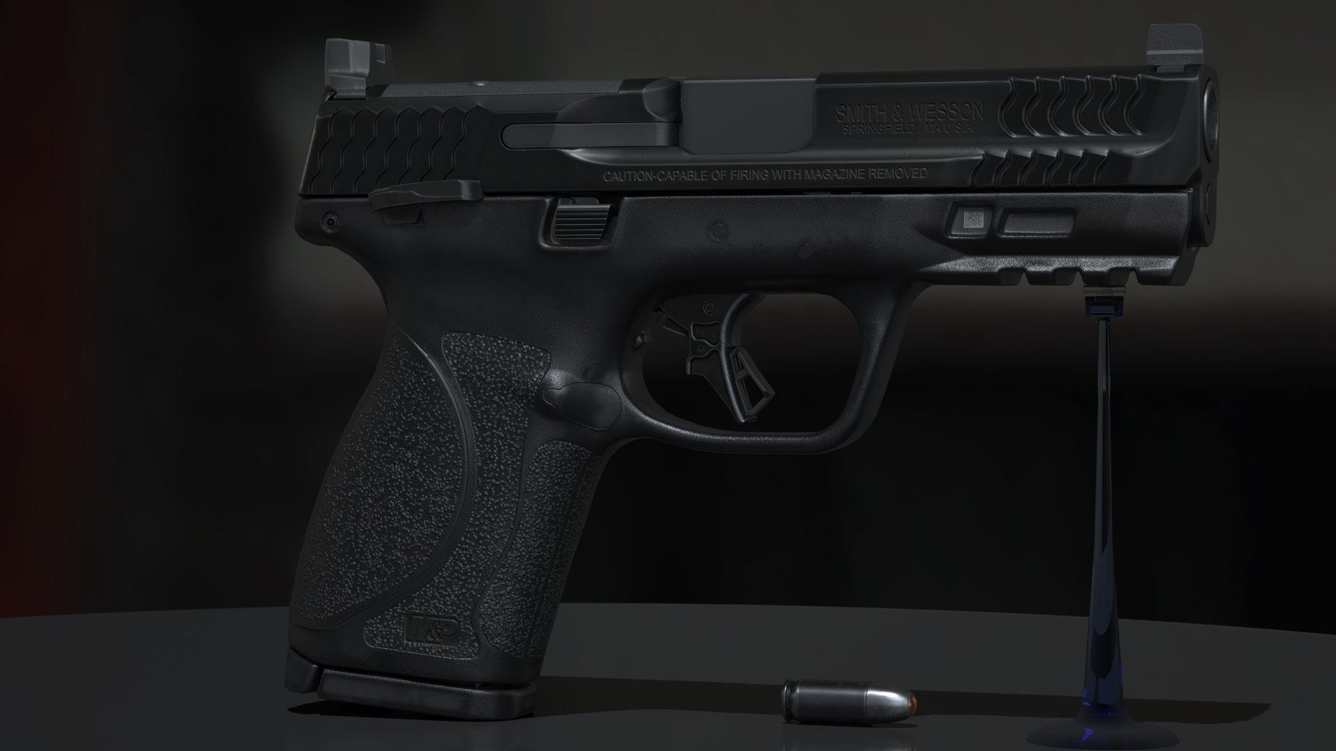 3D Smith Wesson MP M20 Pistol Low-poly 3D Model - TurboSquid 2478427